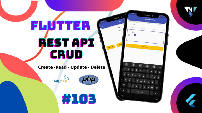 Flutter 103 Mysql Datatable Sql Crud Operations With Rest Api Nilen Patel Inc 